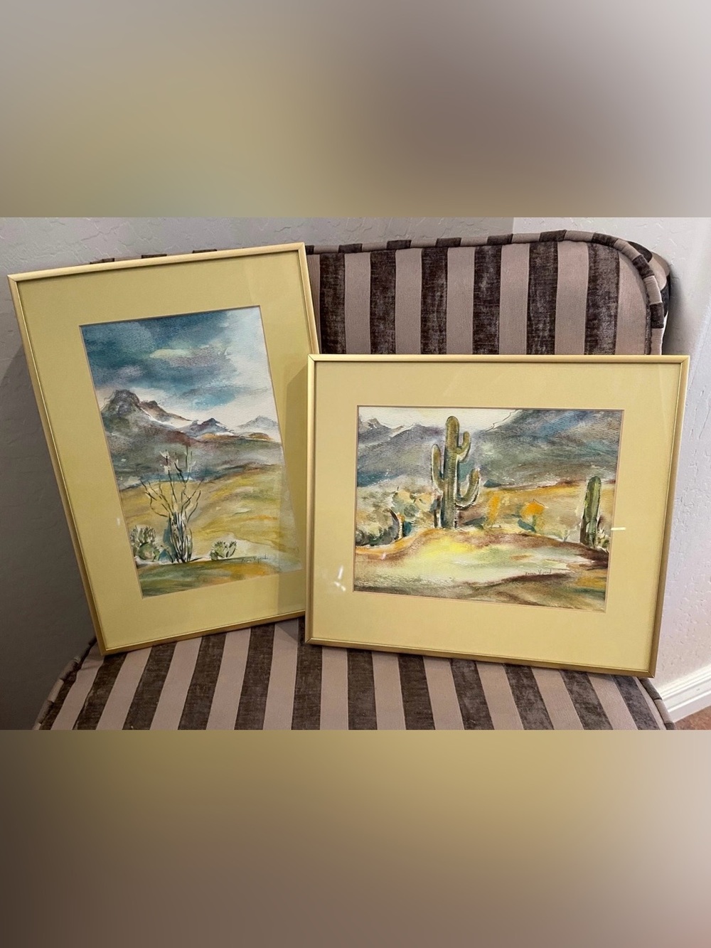 Artist Couture | Art | 2framed Arizona Saguaro And Desert Landscape Art ...